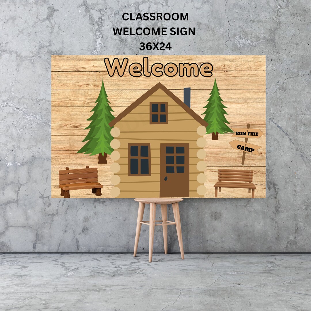 Classroom Bulletin Board, Classroom Poster, Classroom Decor, Camping ...