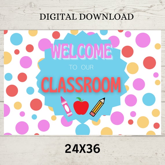 Classroom Decor Wall Art Classroom Posters Classroom Door - Etsy