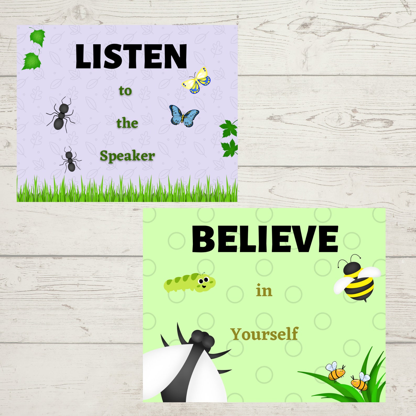Classroom Bug Rules, Bug Theme, Insect Posters, Classroom Decor, Wall ...