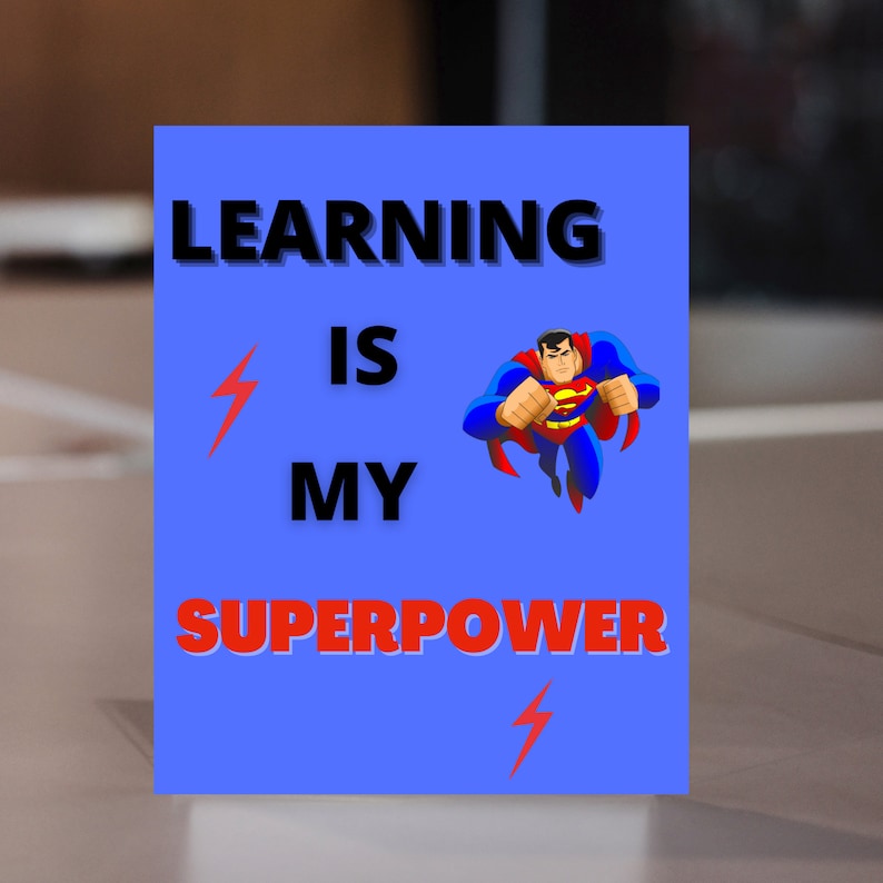 Superhero Classroom Posters, Classroom Bulletin, Classroom Wall Art ...
