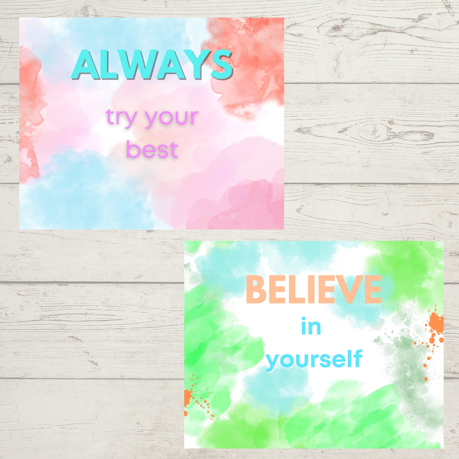 Editable Watercolor Classroom Rules Posters | Calm Classroom Decor ...