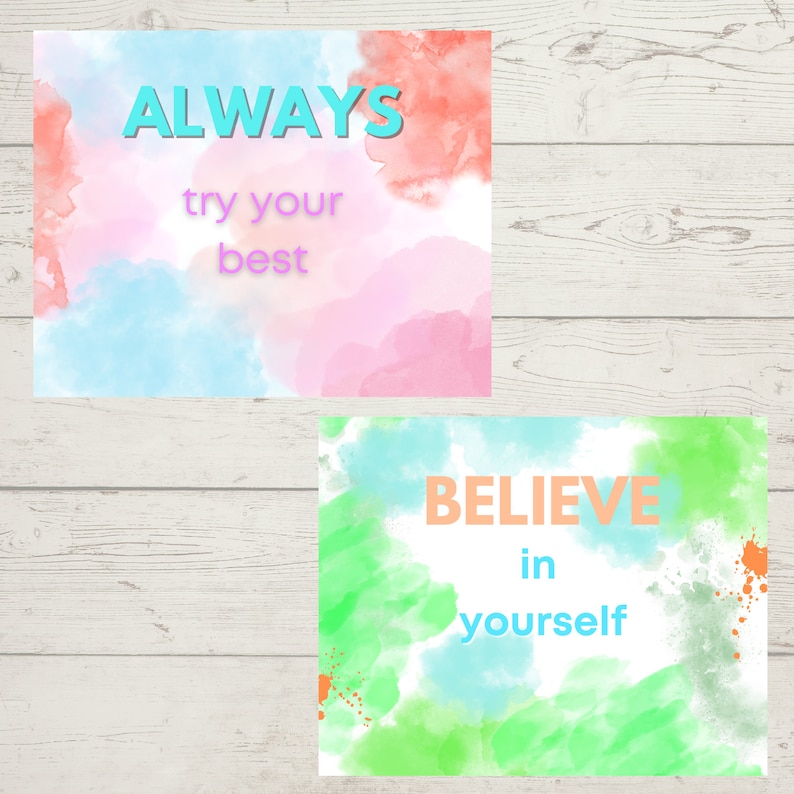 Editable Watercolor Classroom Rules Posters | Calm Classroom Decor ...