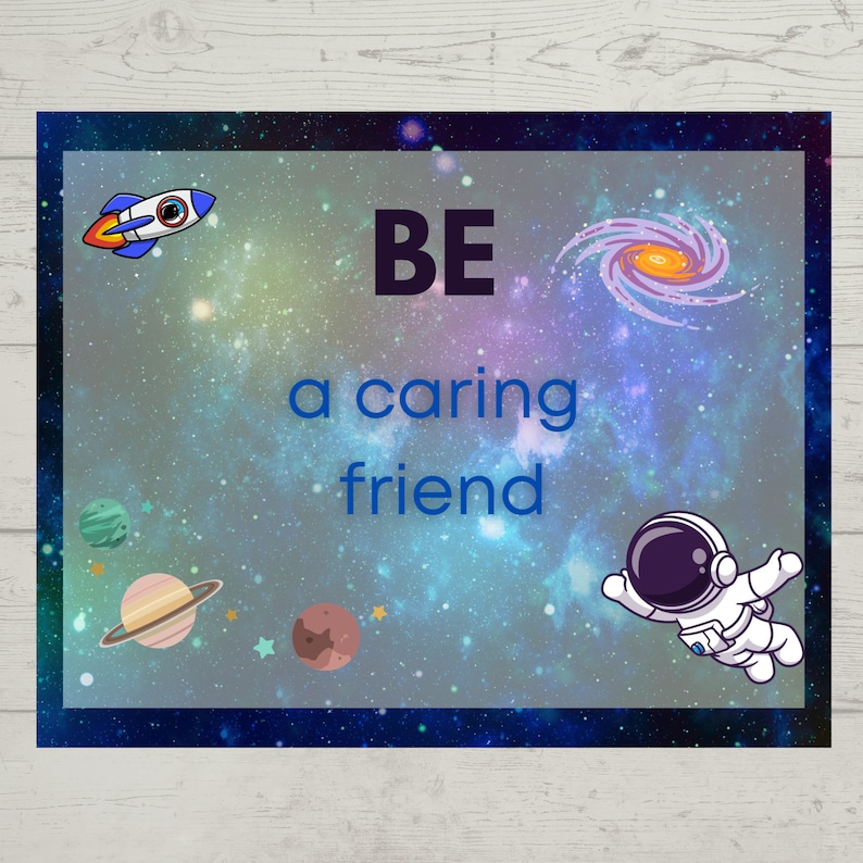 Classroom Space Rules, Bulletin Board, Classroom Posters, Universe ...