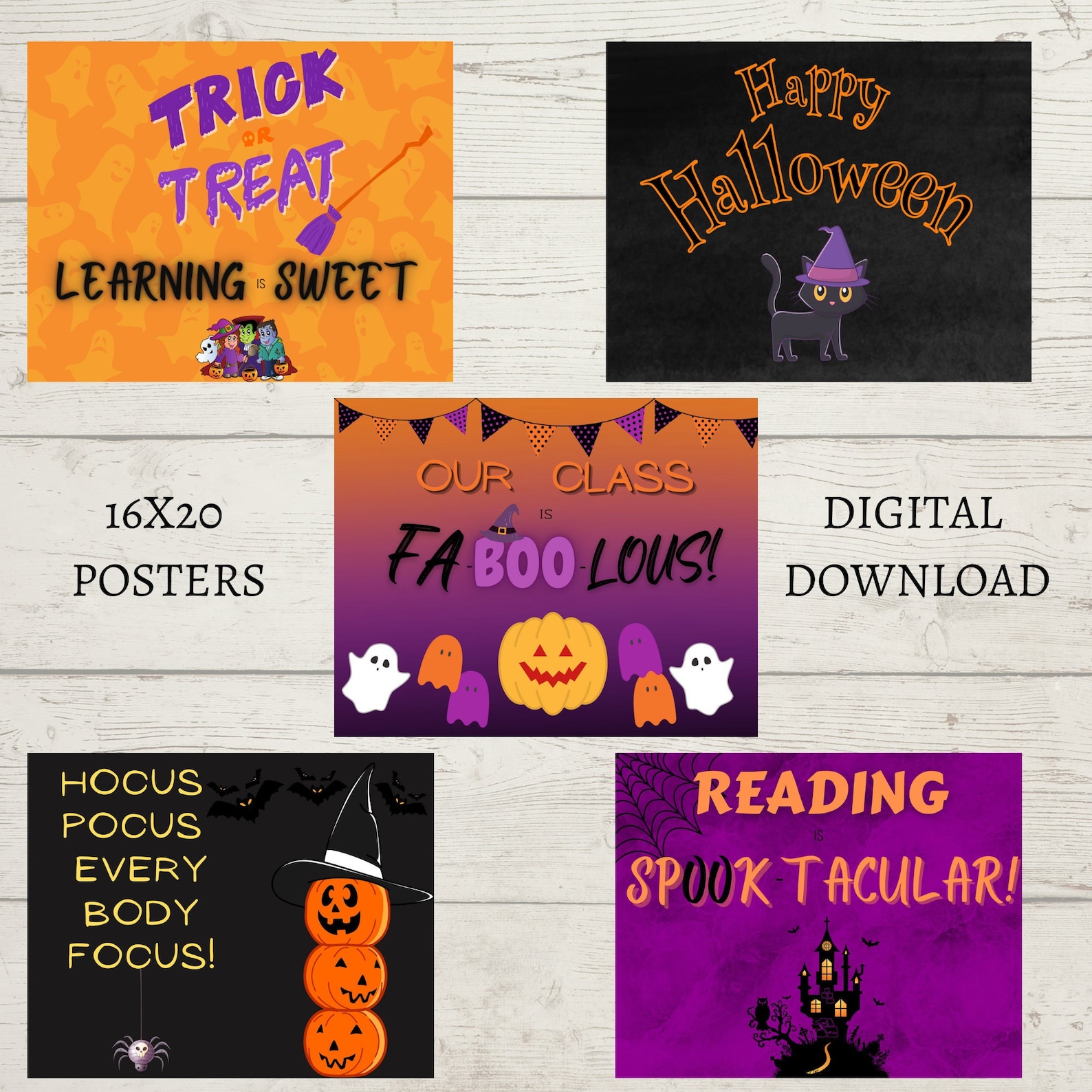 Classroom Decor, Halloween Posters, Halloween Classroom, Bulletin Board ...