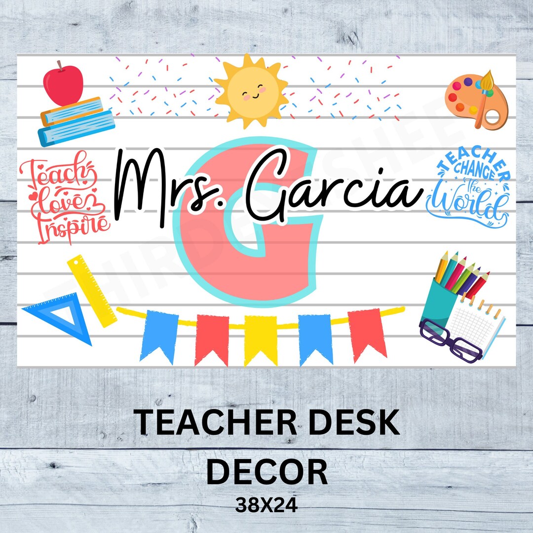 Classroom Decor, Classroom Decoration, Teacher Desk Decor, Teachers ...