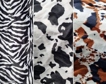 Cow Velboa Fabric - Etsy