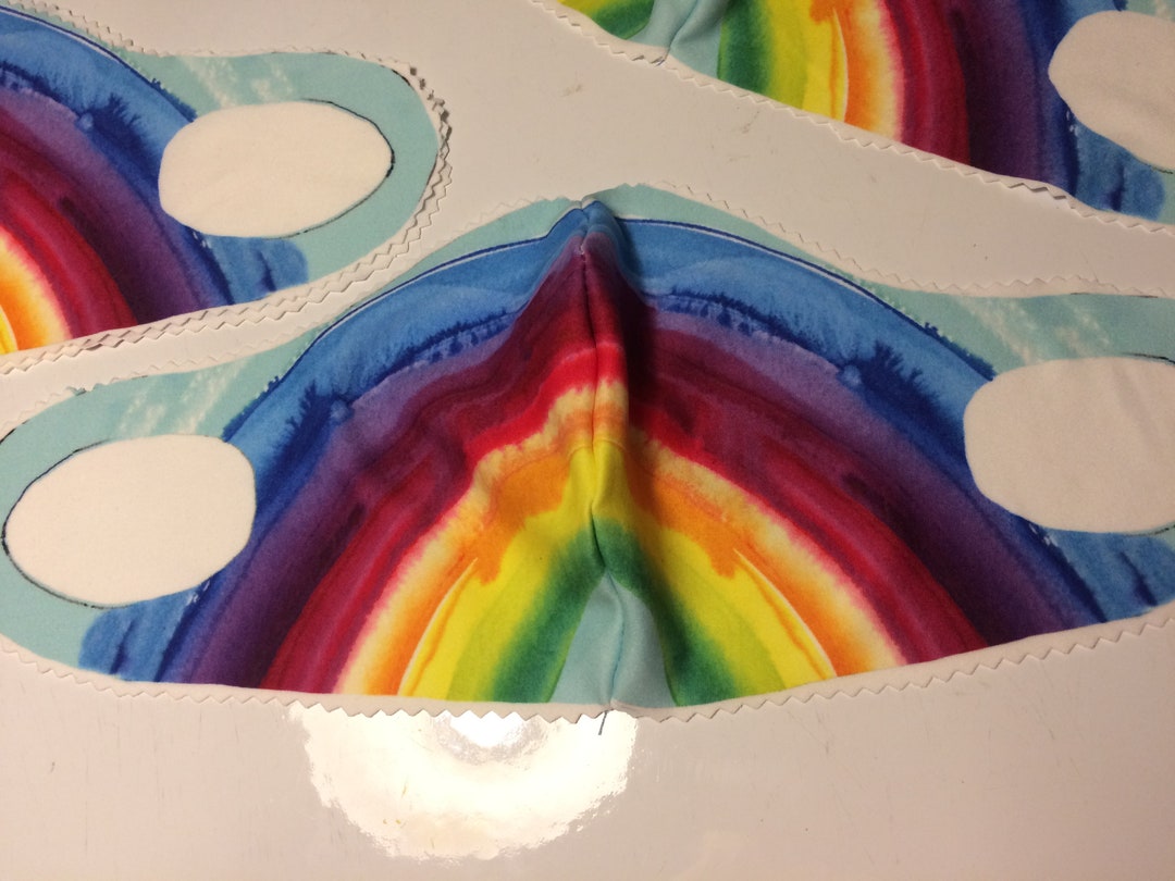 Yay crimpy Rainbow Masks Are Here Soft Comfy Washable Art for Your Face ...