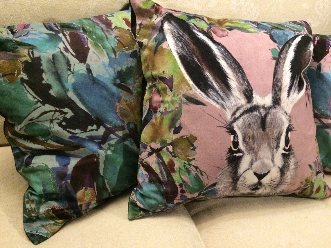 Add Country Chic to Any Decor With This Cute Hare Cushion - Etsy UK