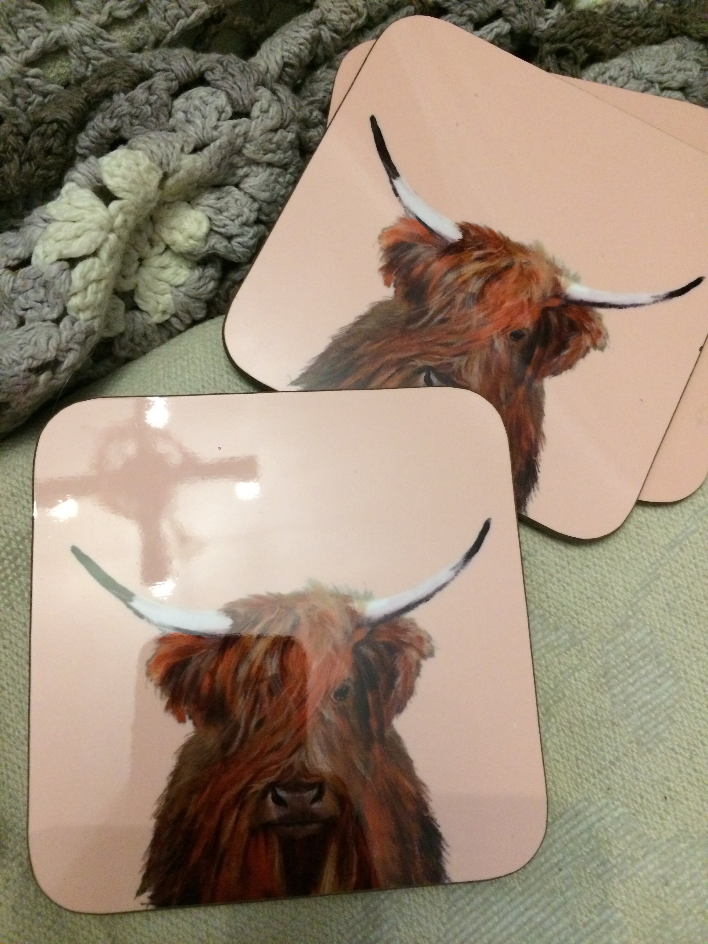 Animal Coasters British Wildlife Art Mix & Match Farmhouse Country Farm ...