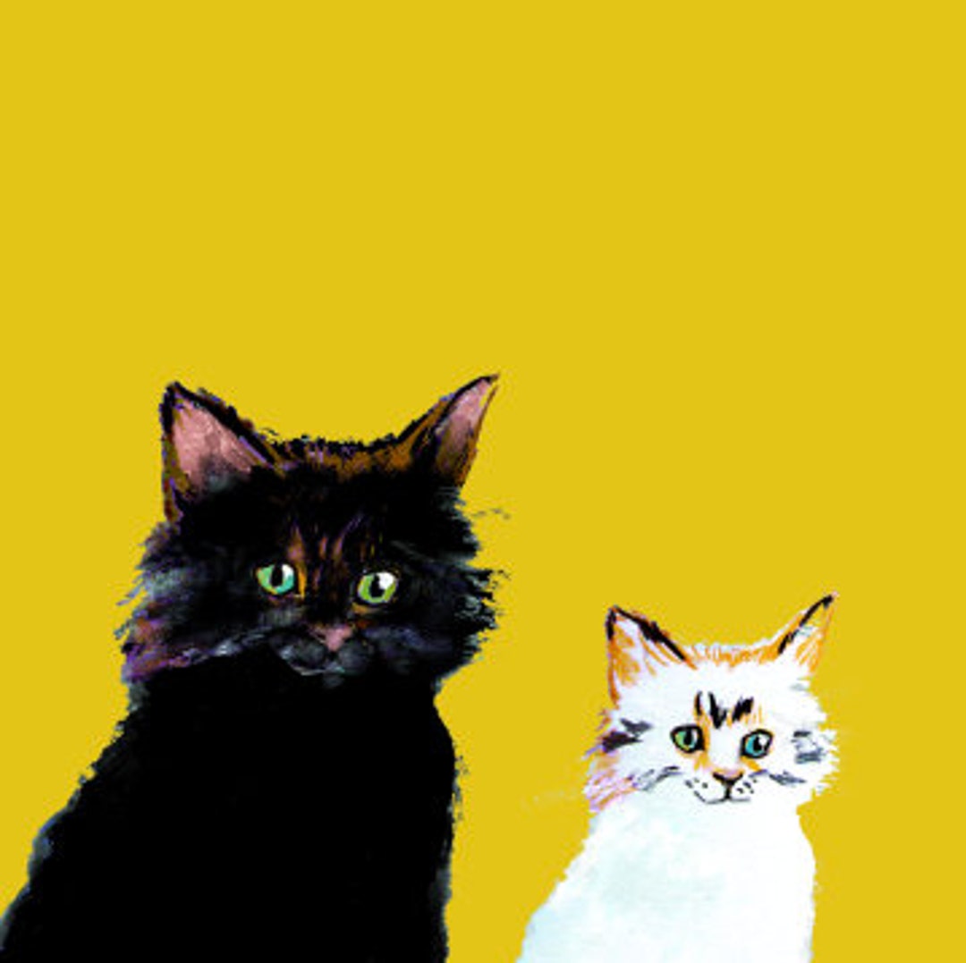 Cat Greeting Card Also Art Prints, Give a Card & Its Also a Thoughtful ...