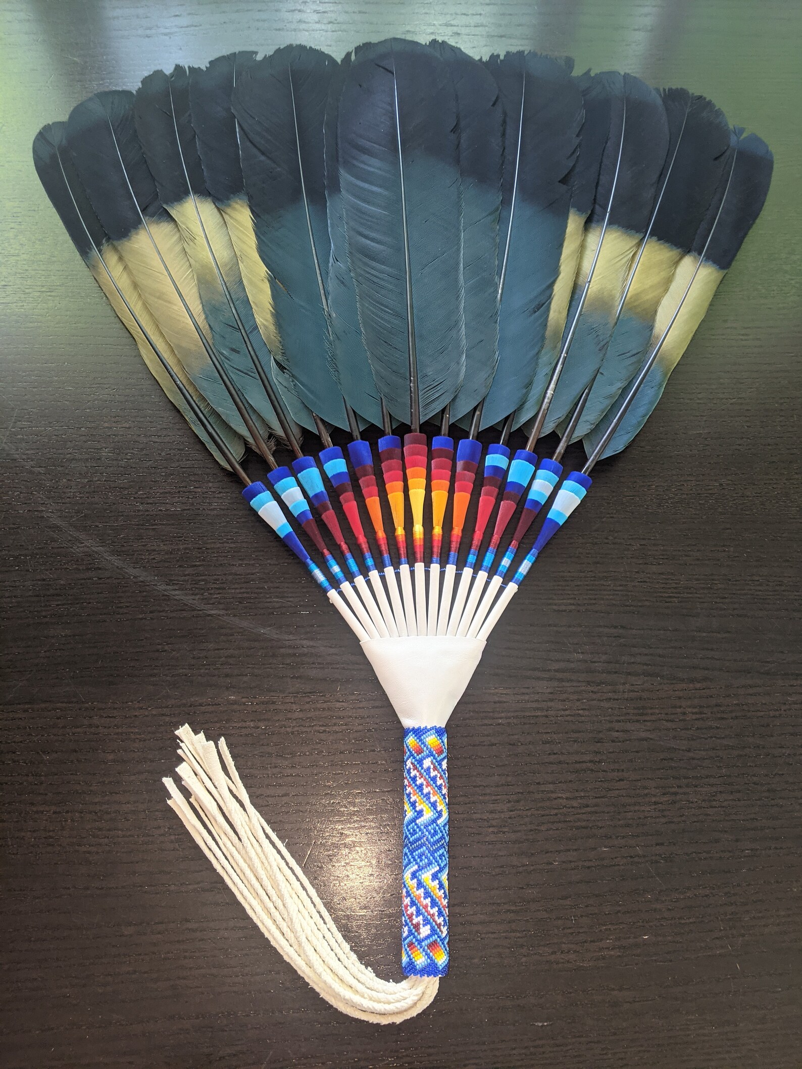 Turaco Peyote Fan - Etsy