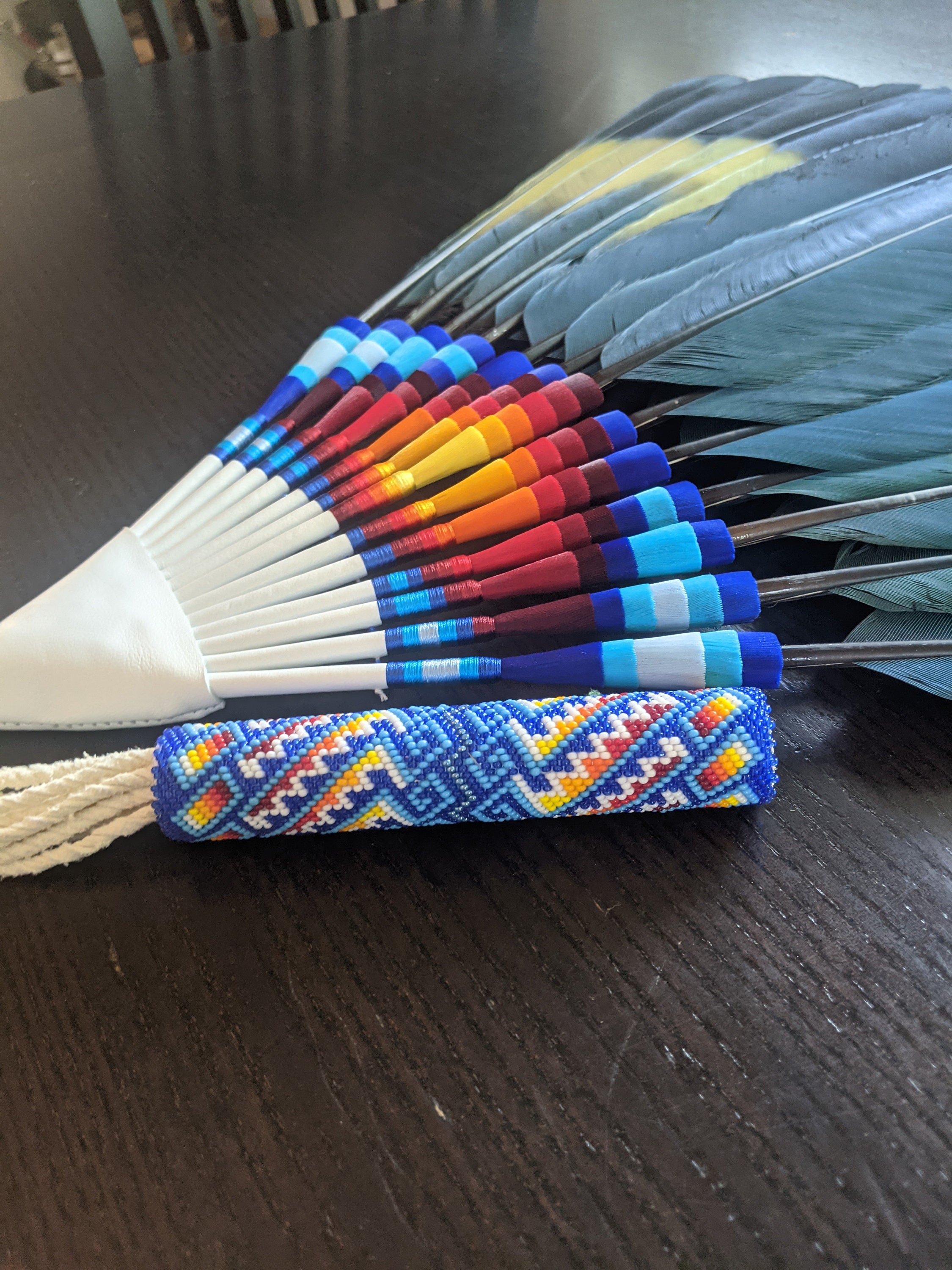 Turaco Peyote Fan - Etsy