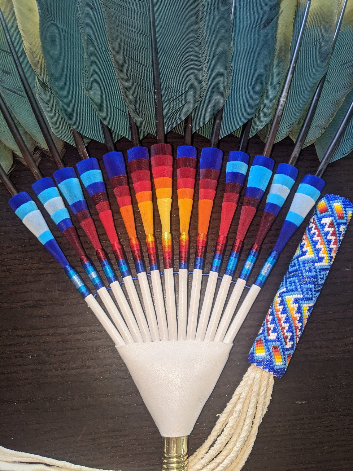 Turaco Peyote Fan - Etsy