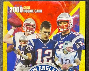 Gold Tom Brady Card - Etsy