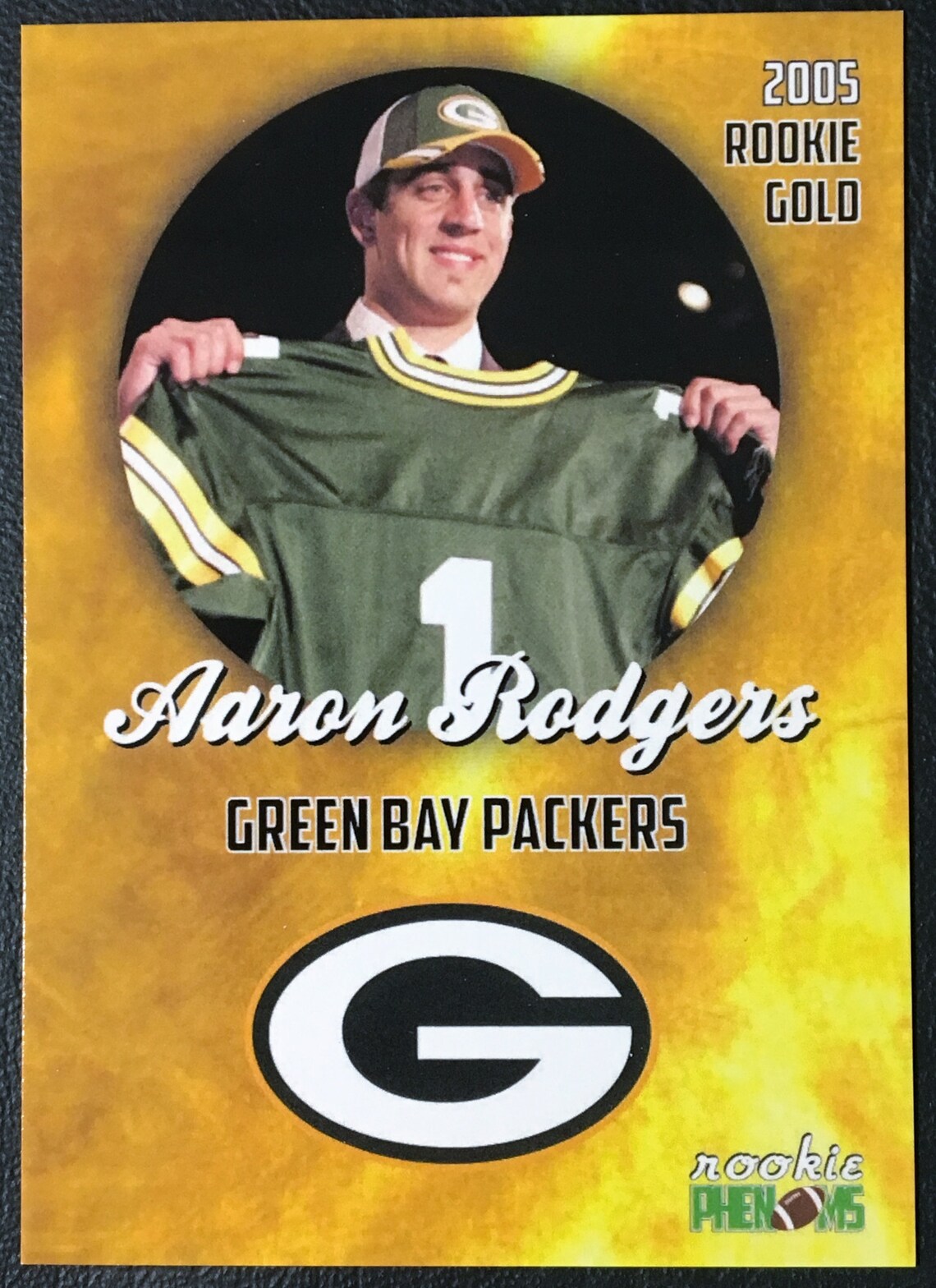 2005 Rookie Phenoms Aaron Rodgers Rookie Gold Custom Card | Etsy