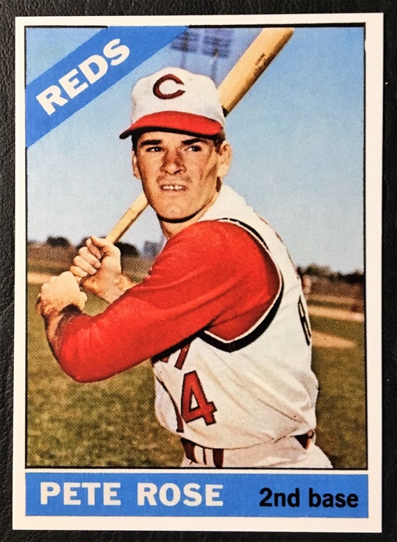 Art & Collectibles Memorabilia Cincinnati Reds 1966 #30 Pete Rose ...