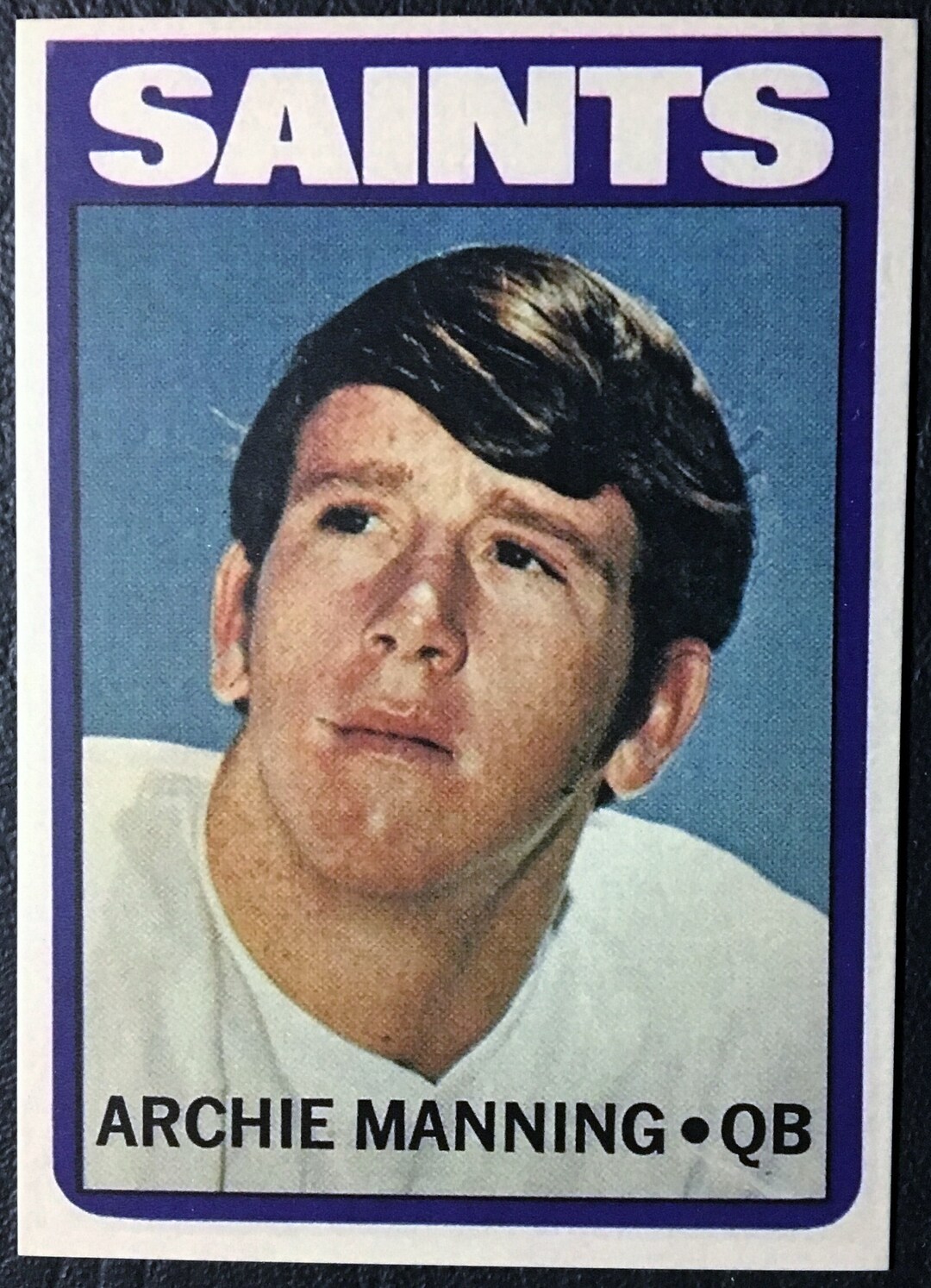 1972 55 Archie Manning Rookie Reprint Mint Condition New - Etsy