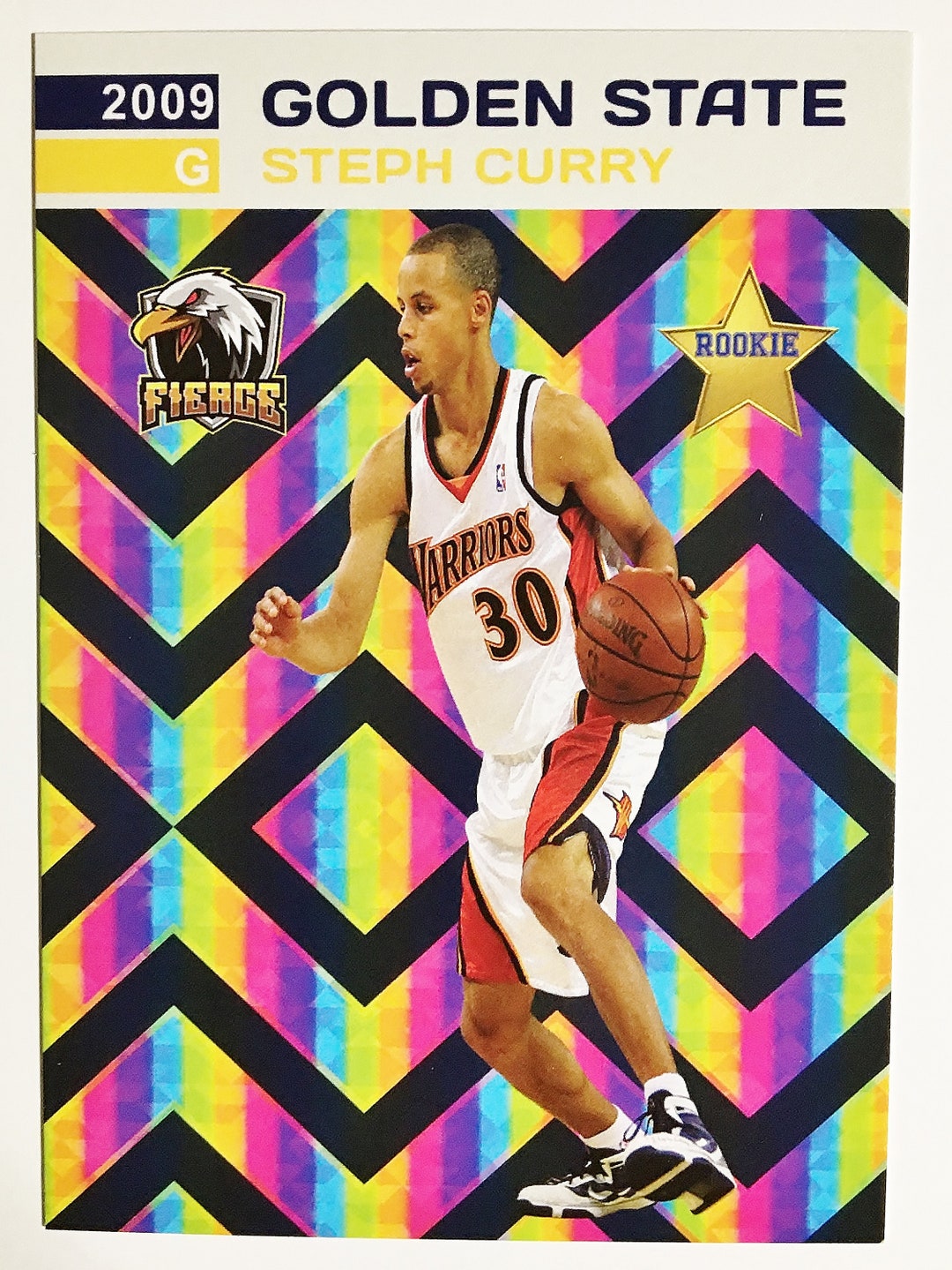 2009 Fierce Steph Curry Prism Style Custom Star Rookie Card - Etsy España