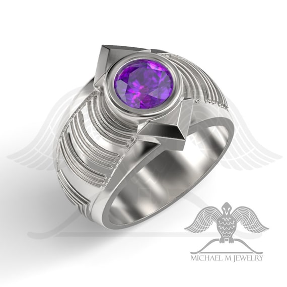 Violet Lantern Ring