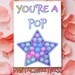 Pop It Fidget Valentine's Day Cards Printable 5x7 Digital Files Blank ...