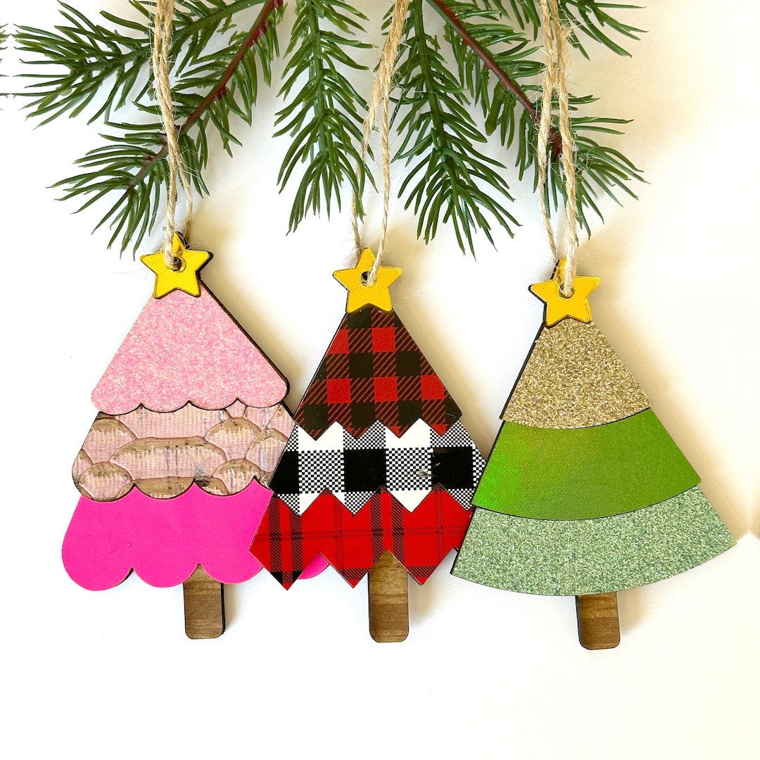 Layered Christmas Trees-3 Styles-digital Laser Cutting File - Etsy