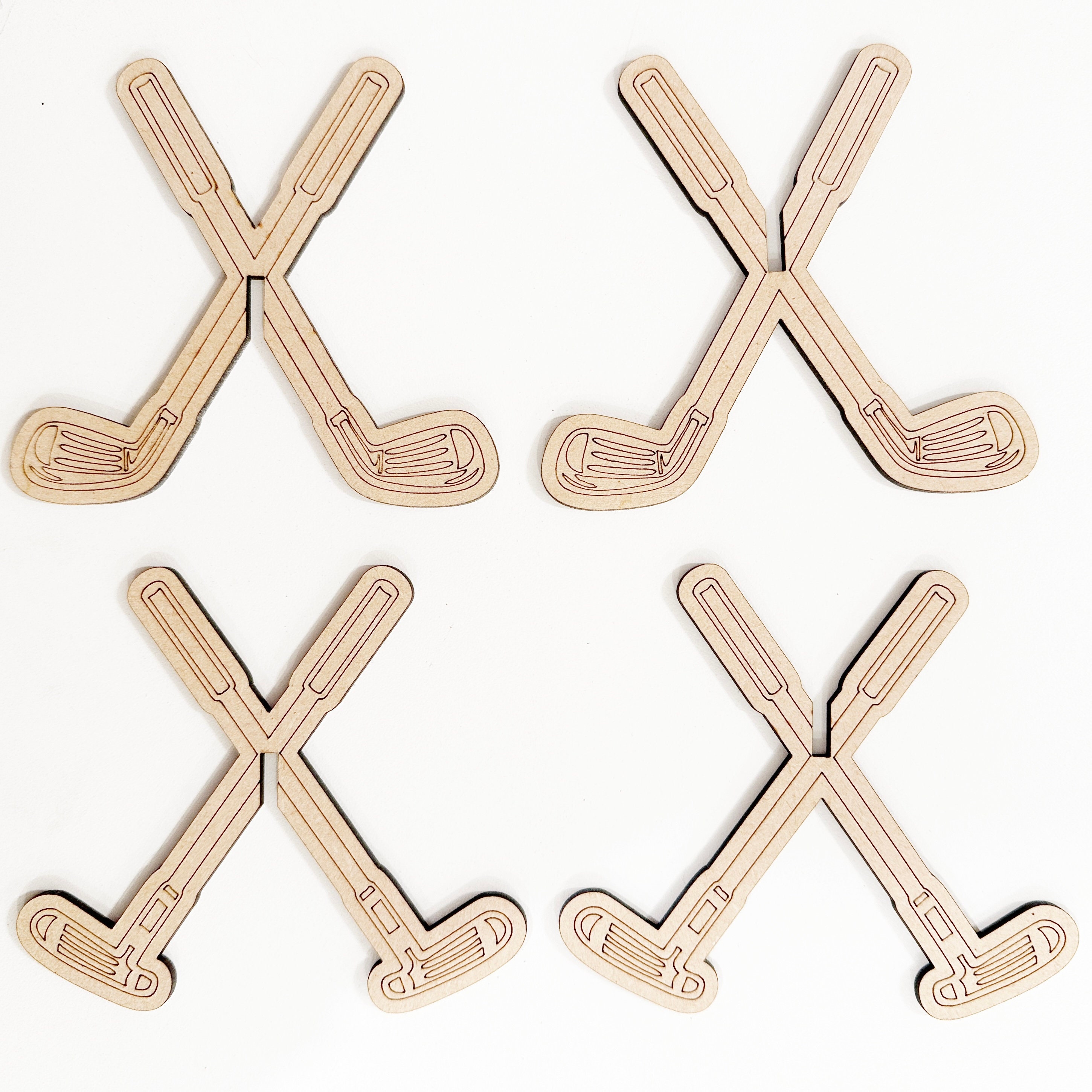 SVG File Golf Ball Driver and Putter Display, Digital File, Glowforge ...