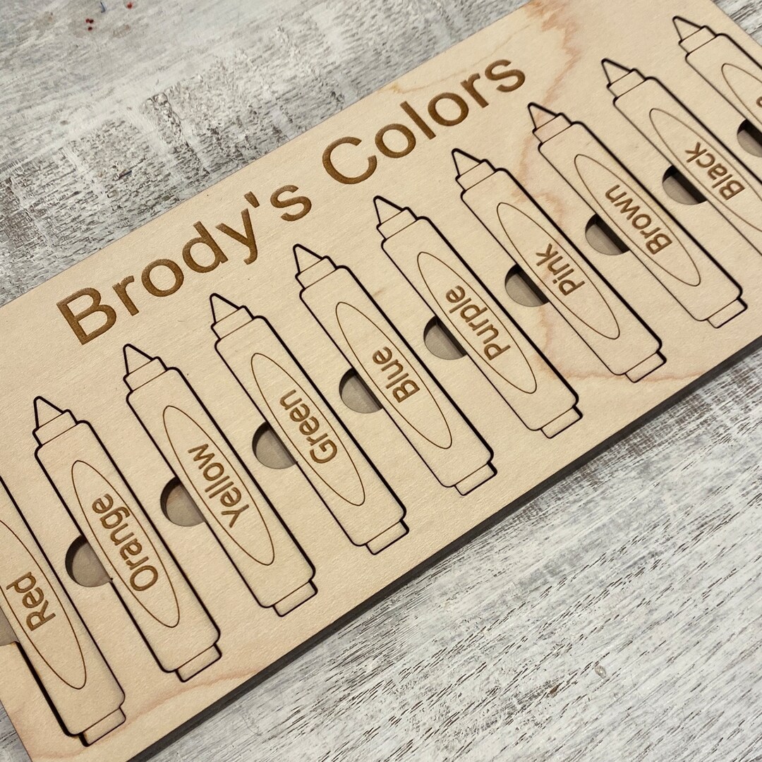 Crayon Puzzle, SVG File - Etsy
