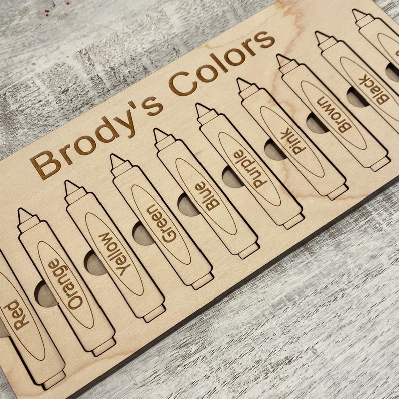 Crayon Puzzle SVG File - Etsy