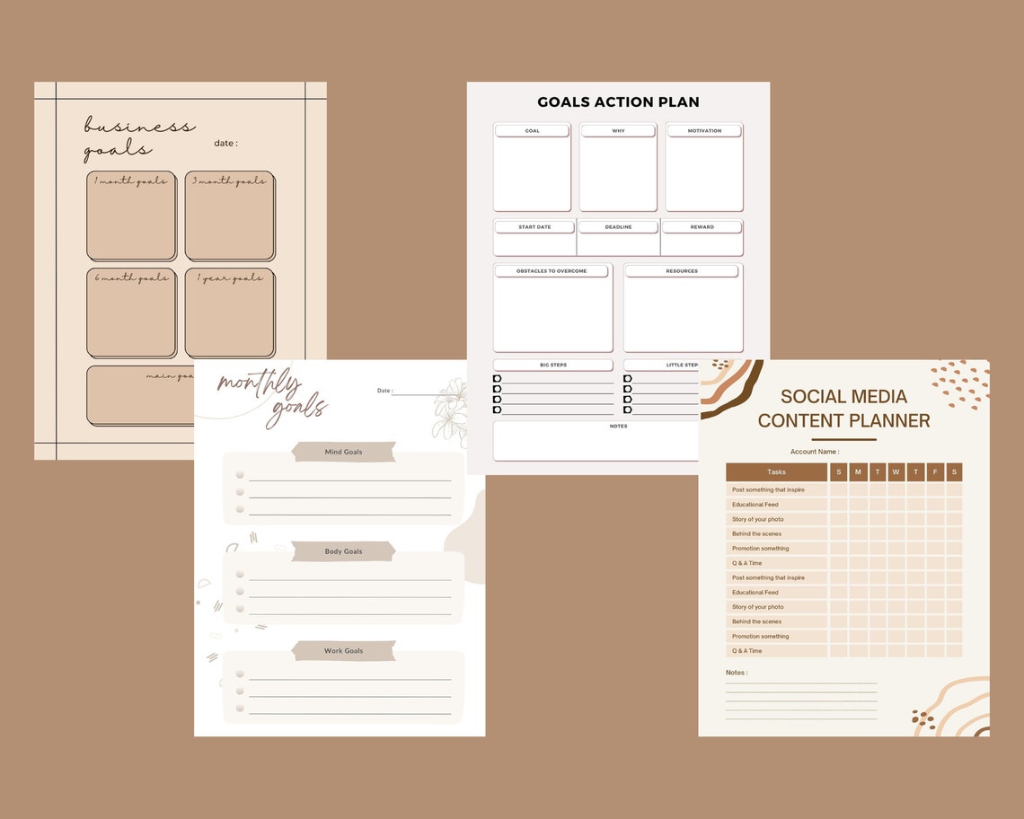 Digital Planner Laser Cutting Planner for Makers and - Etsy