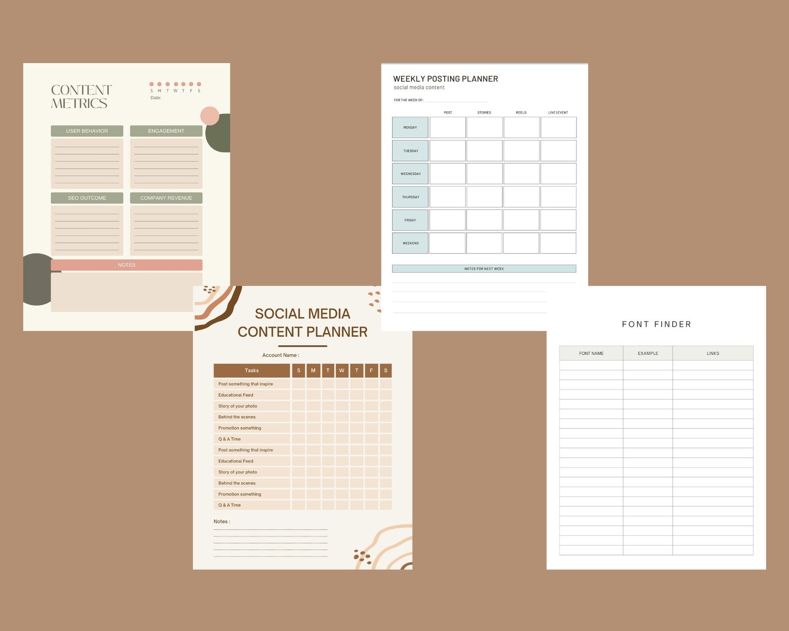 Digital Planner, Laser Cutting Planner for Makers and Designers ...