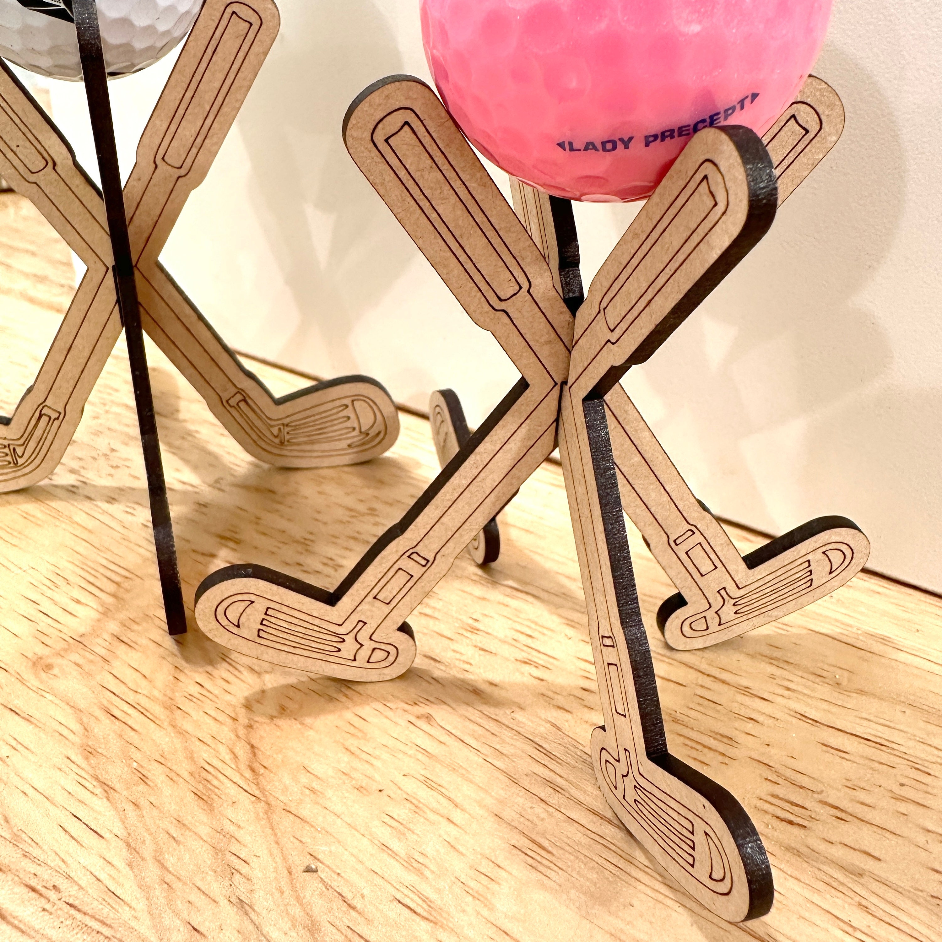 SVG File Golf Ball Driver and Putter Display, Digital File, Glowforge ...