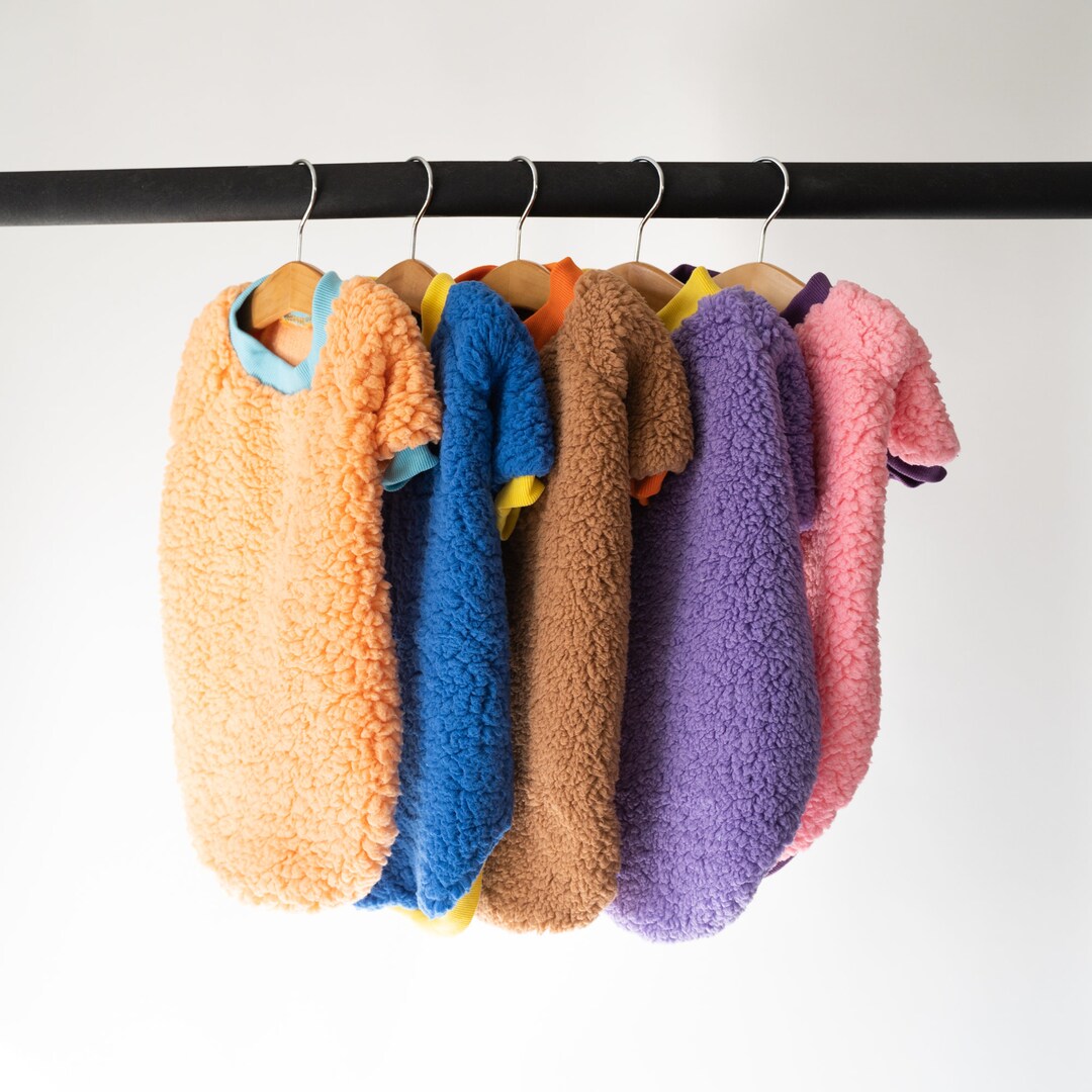 Fleece Sweater for Small Dogs, Fleece Crew Neck for Dogs, Sherpa Dog ...
