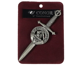 Collins o'coileain Irish Family Crest Kilt Pin Made in Scotland Coat of ...