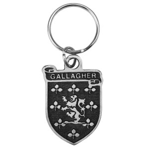 Gallagher Irish Coat of Arms Pewter Key Chain - Etsy