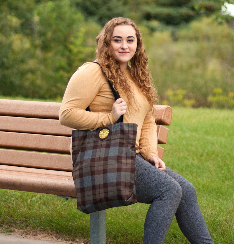 OUTLANDER Tote Bag Premium Wool Tartan Made in the USA From - Etsy