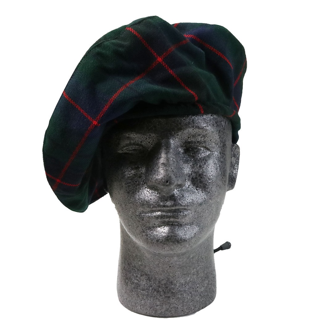 Davidson Modern Homespun Tartan Tam - Wool Blend Tam - Etsy