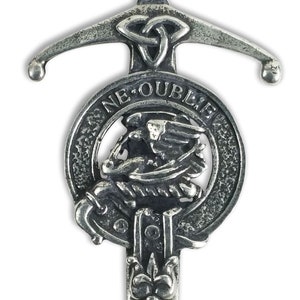 Graham Clan Crest Kilt Pin - Gaelic Themes Kilt Pin - Ne Oublie - Etsy