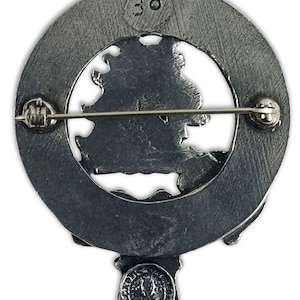 Cunningham Cap Badge - Pewter Clan Crest Badge - Gaelic Themes Cap ...