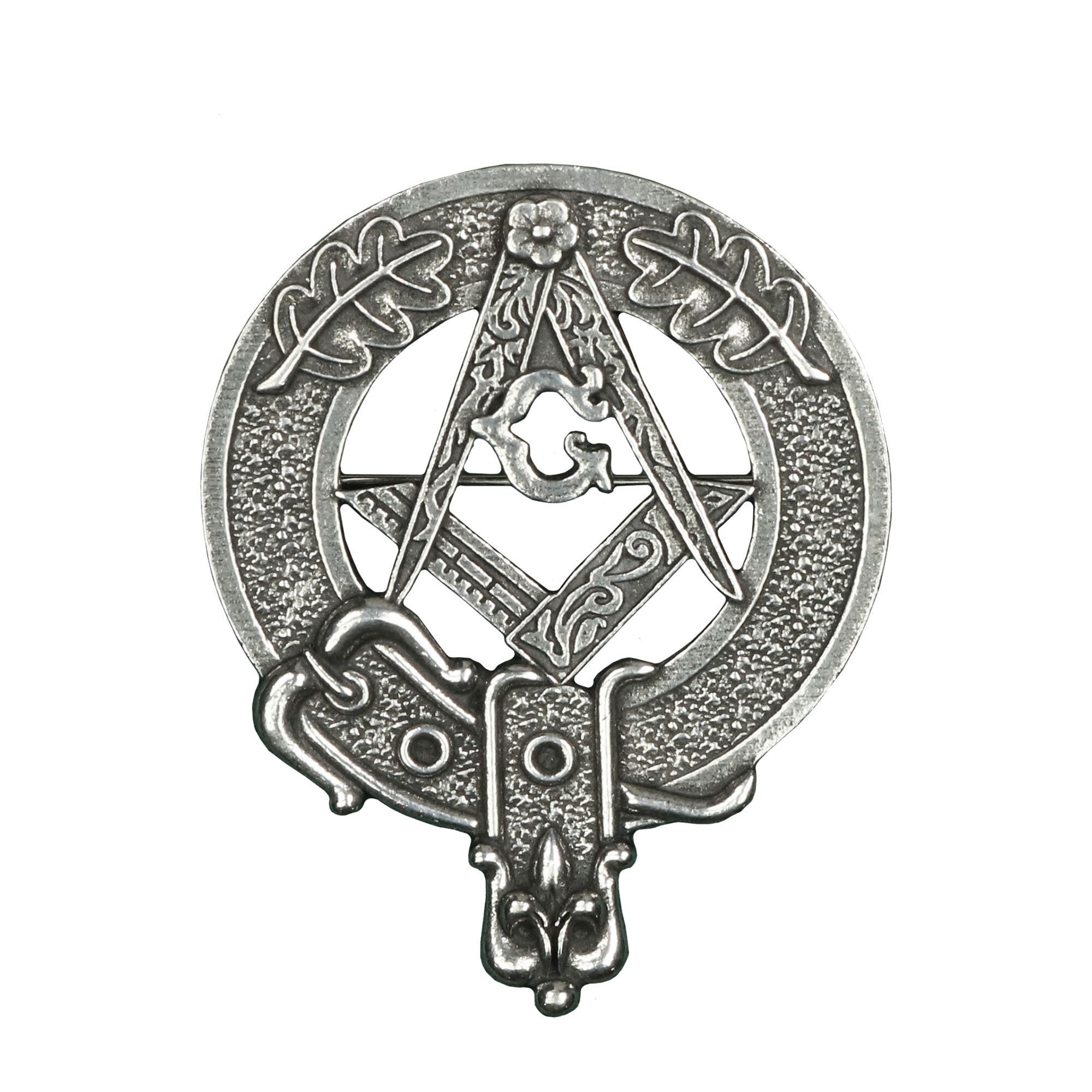 Masonic (freemason) Cap Badge/brooch - Square and Compasses - Made in ...