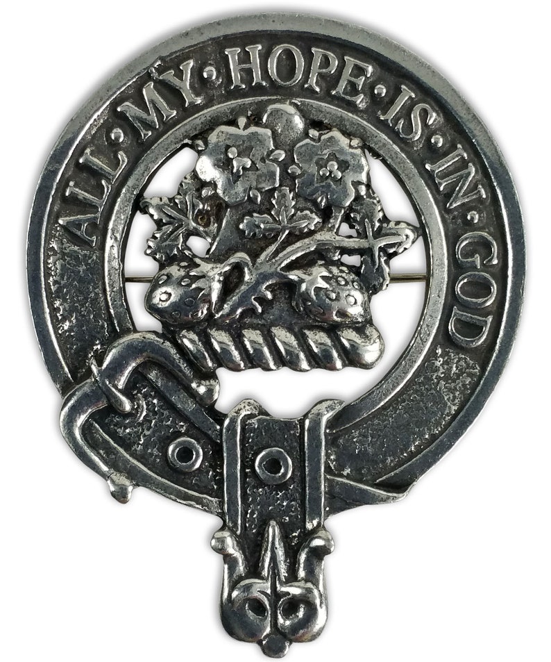 Fraser Cap Badge Pewter Clan Crest Badge Gaelic Themes Cap - Etsy