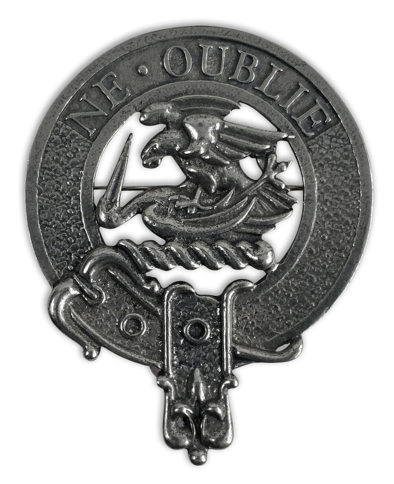 Graham Cap Badge - Pewter Clan Crest Badge - Gaelic Themes Cap Badge or ...
