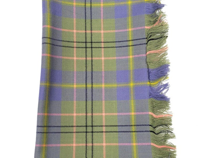Taylor Weathered Tartan Scarf Lightweight Wool - Etsy