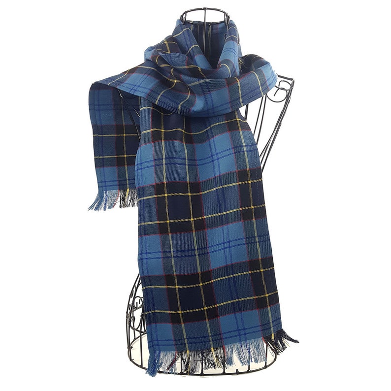 Morgan Welsh Tartan Scarf Medium Weight 14oz Premium Wool - Etsy