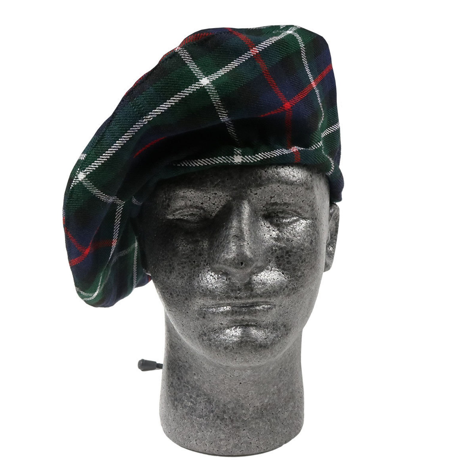 Mackenzie Modern Homespun Tartan Tam - Wool Blend Tam - Etsy