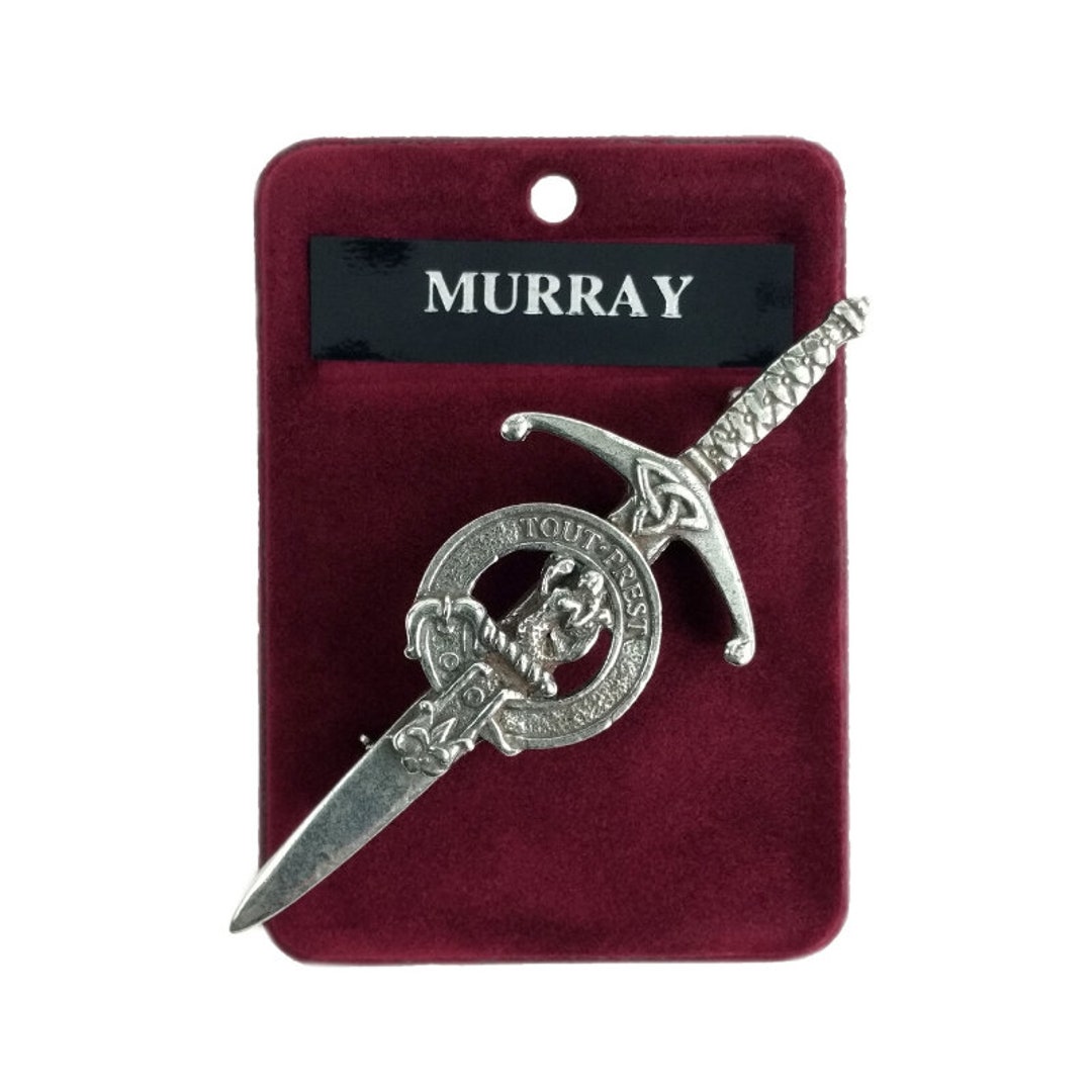 Murray Clan Crest Kilt Pin - Gaelic Themes Kilt Pin - Tout Prest - Etsy