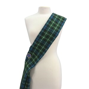 Traditional Scottish Sash - A-L Tartans - Homespun Wool Blend - Etsy