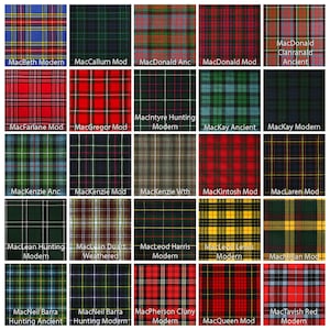 Homespun Tartan by the Yard, M-Y Tartans - Etsy