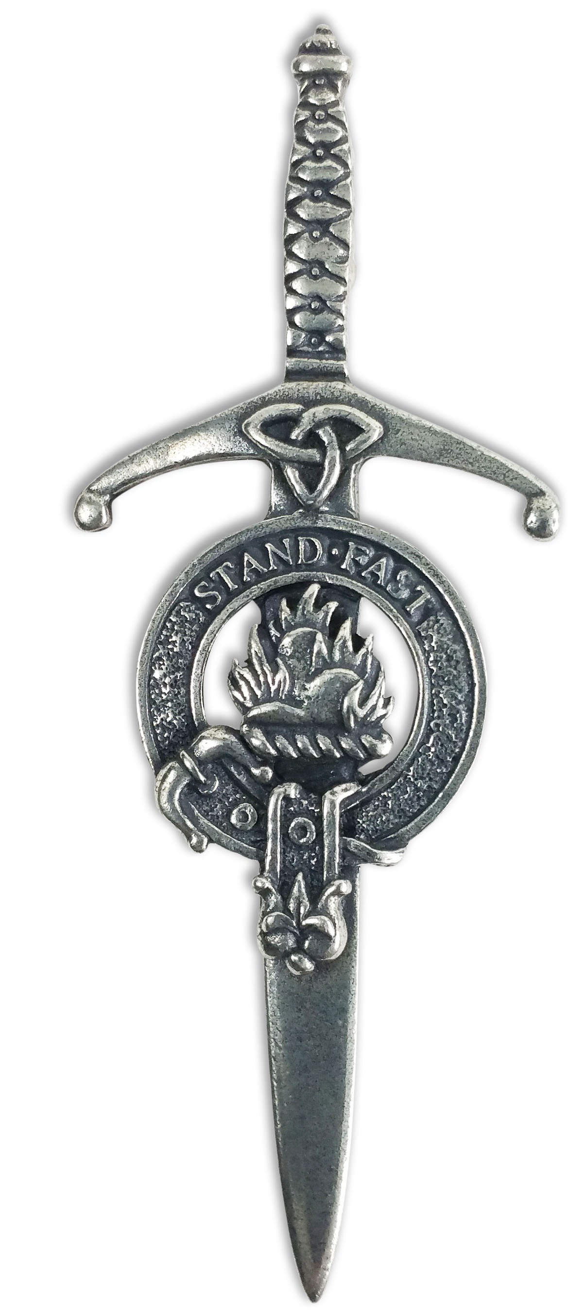 Grant Clan Crest Kilt Pin - Gaelic Themes Kilt Pin - Stand Fast - Etsy