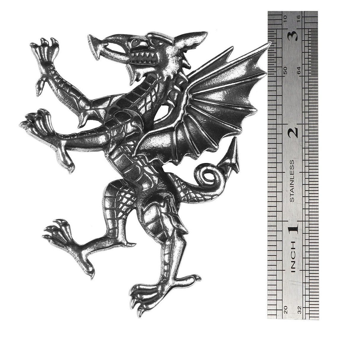 Welsh Dragon Rampant Kilt Pin/brooch - Made in the UK - Etsy