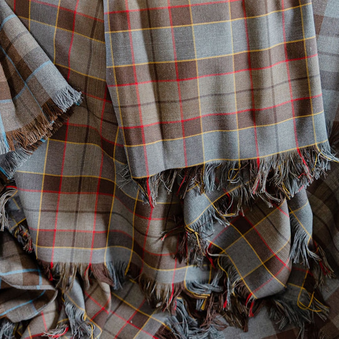 Official OUTLANDER Throw/blanket - Premium Scottish Wool Tartan - Woven ...